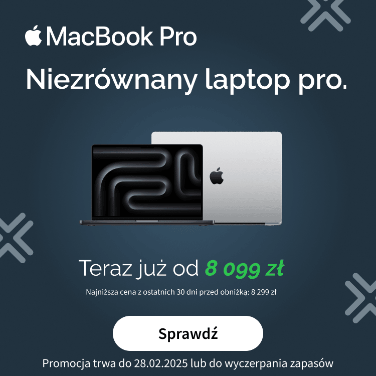 Banner Promocja MacBook Pro 2025